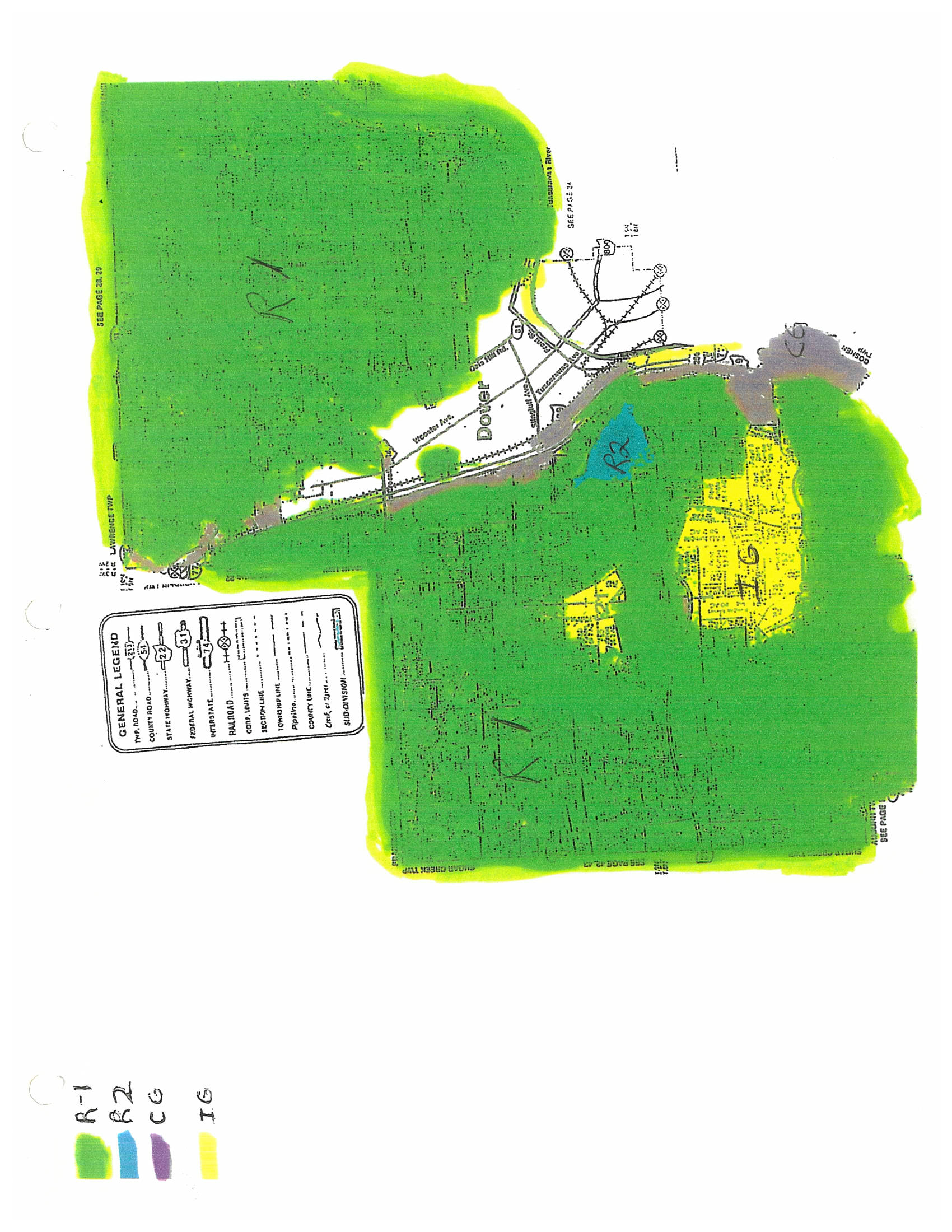 Dover Township Zoning Map | Dover Township